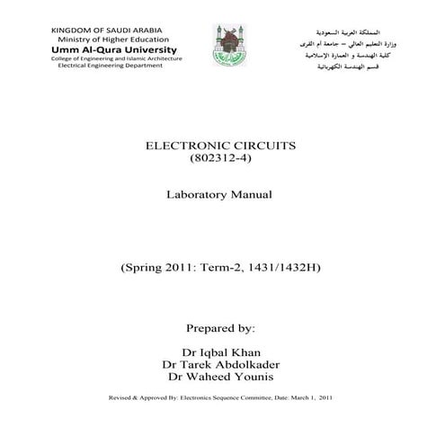 Lab manual for_electronic_circuits_final_march_13_2011 | PDF