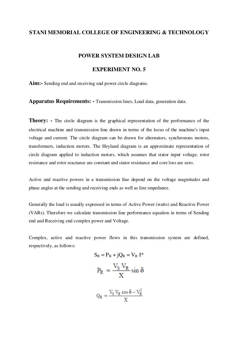 Lab Manual Psd V Sem Experiment No 5 