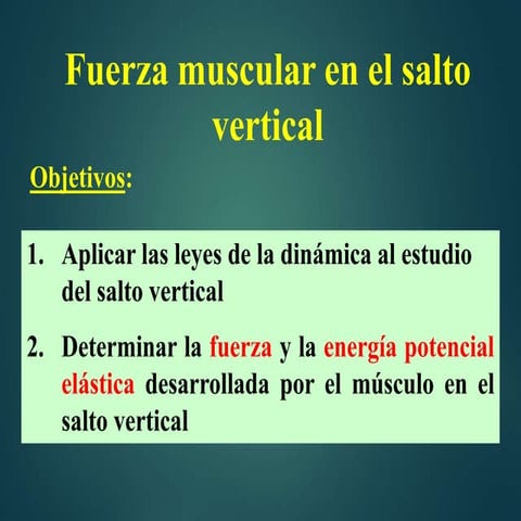 Lab Nº03-Fuerza Muscular en el Salto Vertical-Biofisica | PPTX