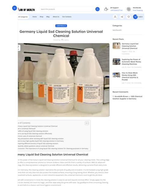 labofwealth.com-product-SSD Chemical Solution in germany | PDF