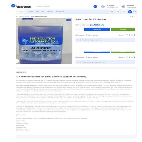 SSD Chemical Solution Supplier in Germany | PDF | Currencies | Economy