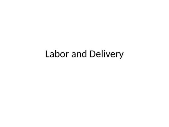 Pregnancy & Different Stages | PPT