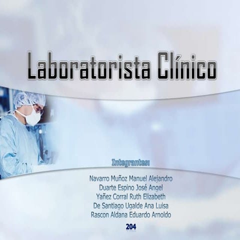 Laboratorista clínico | PPTX