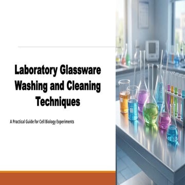 WASHING, DRYING AND STERILIZATION OF GLASSWARES.pptx