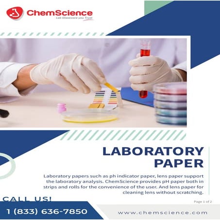 Laboratory-Paper.pdf | Chemistry | Science
