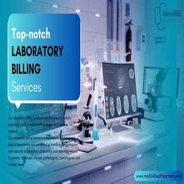 Laboratory Billing Services of MediBill Health Partners | PDF