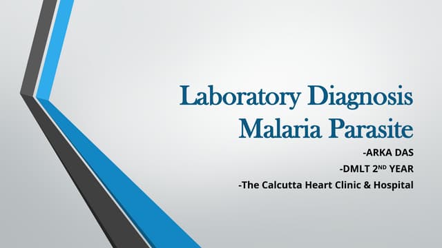 Filariasis laboratory diagnosis | PPTX