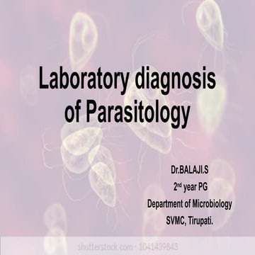 Laboratory diagnosis of parasitology-1.pptx
