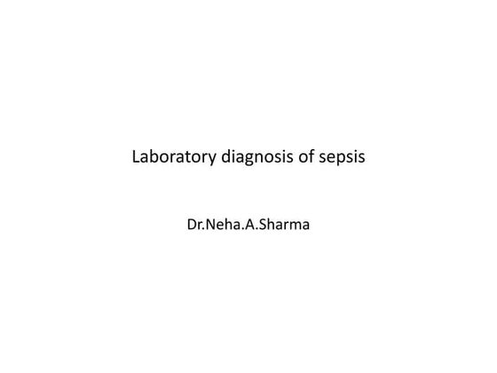 Microbiological aspects in sepsis | PPT