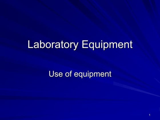 Basic laboratory techniques | PPT