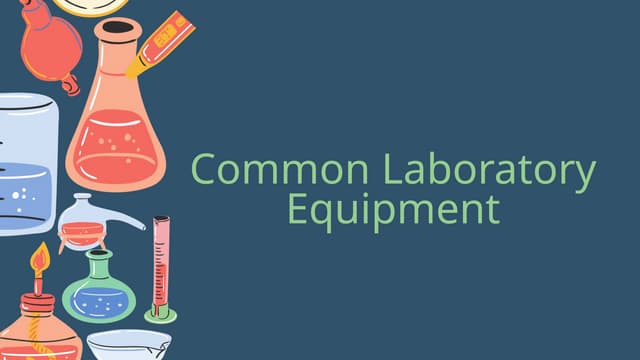 Section 2 laboratory equipment and functions | DOCX
