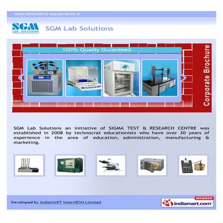 SGM Lab Solutions, New Delhi, Lab Solution | PDF