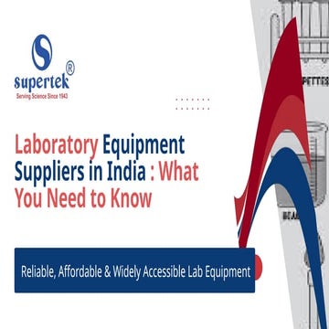 Laboratory Equipment Suppliers in India What You Need to Know What ...