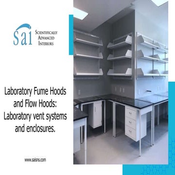 Laboratory Fume Hoods and Flow Hoods: Laboratory vent systems and ...