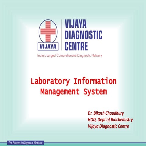 Laboratory Information Management System | PPTX