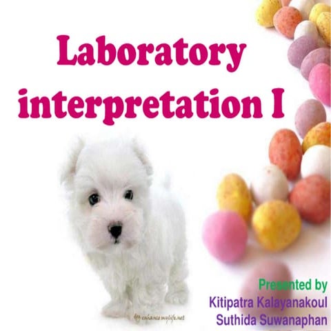 Laboratory interpretation kk ss | PDF