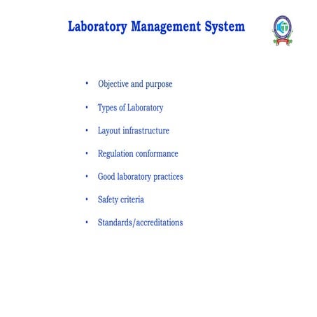 Laboratory management systems | PDF