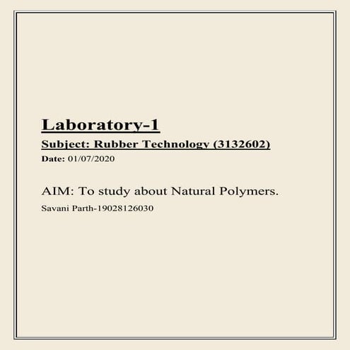 introduction about diffrent types of polymers | PDF