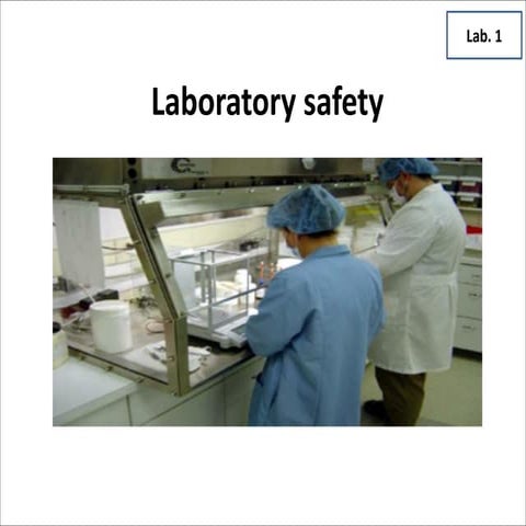 Laboratory safety | PPTX