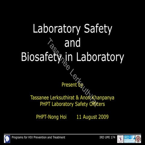 Laboratory safety | PPT
