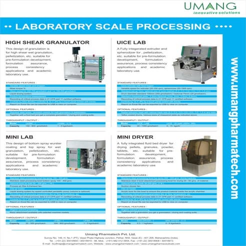 Laboratory scale processing | PDF