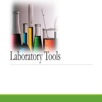 laboratory tools used in science and technology | PDF