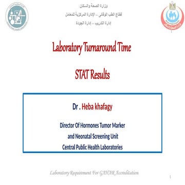 Laboratory Turnaround Time gahar hospitals.pptx