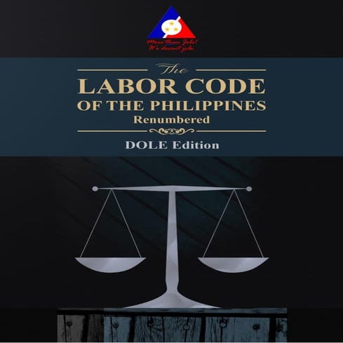 Labor code of the philippines | PDF