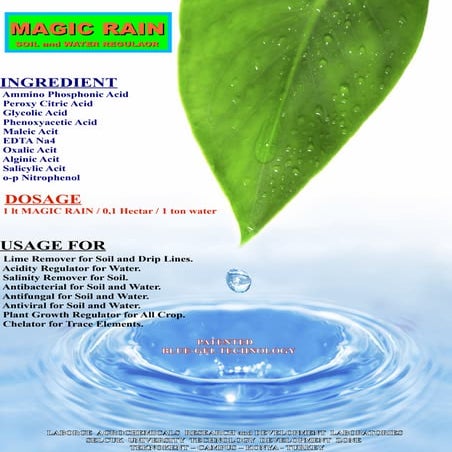Laborge magic rain back | PDF