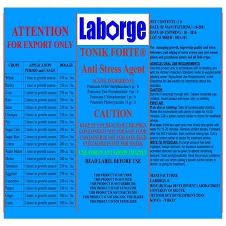 Laborge tonik forte | PDF