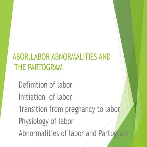 Labor,labor abnormalities and the partogram | PPT