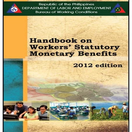 Handbook On Workers' Statutory Monetary Benefits (2012 Edition) | PDF