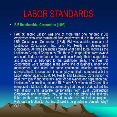 LABOR STANDARDS.Q&A.ppt