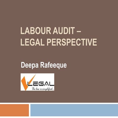 Labour audit | PPTX
