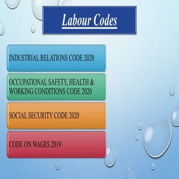 Labour Codes Overview | PPT