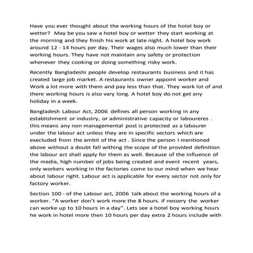 Labour law assignment | PDF