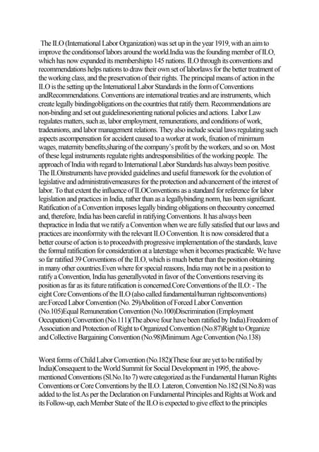 Introduction to Labour Laws | PPT