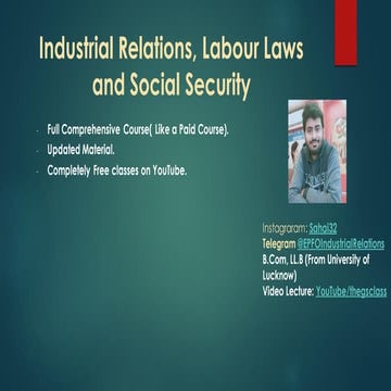 Theories of labour Welfare | PPTX