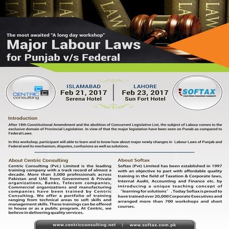 Major new Labour Laws for Sindh | PDF