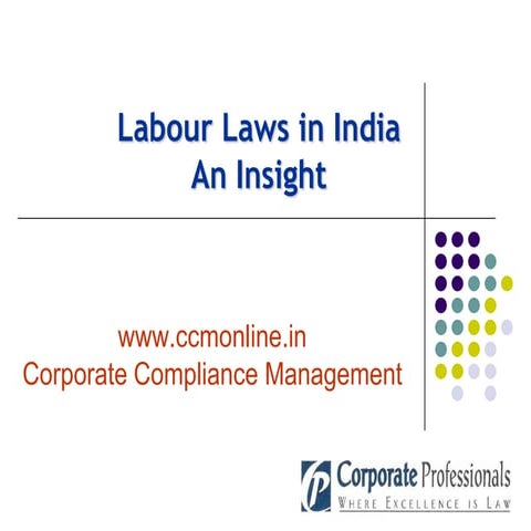 Labour Laws In India | PPTX