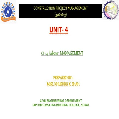 Labour management | PPTX