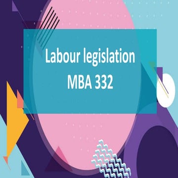 labor legislation .pptx