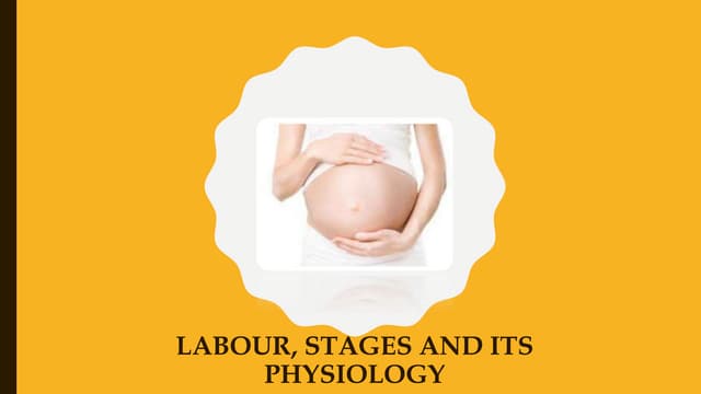 Physiology of labour | PPTX