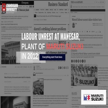 Labour Unrest at Manesar in 2012.pptx