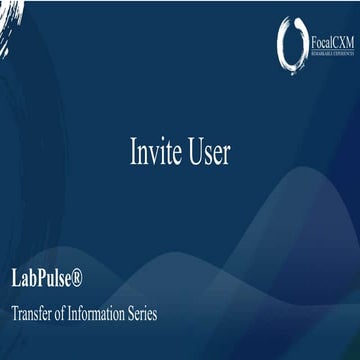 LabPulse invite user | PPT