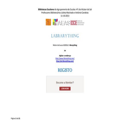 Como utilizar o Librarything | PDF