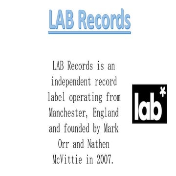 Lab records | PPTX