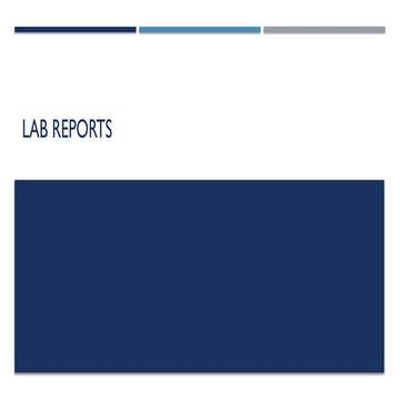 Lab Report Guidelines for high school notebook | PPTX