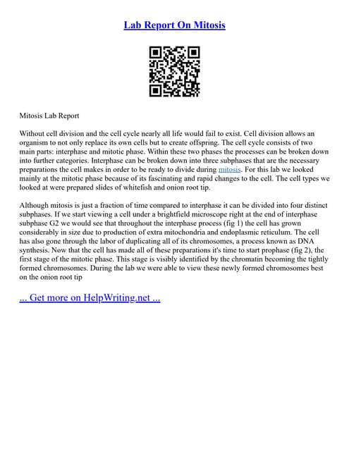 Black and Yellow Illustrative Science Stages of Mitosis Presentation ...