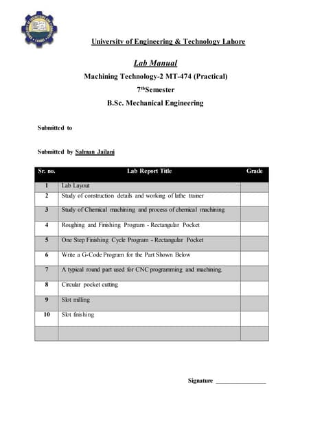 STEP TURNING AND TAPER TURNING ON LATHE | DOCX